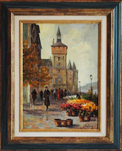 Jean FABRY - Paris - Le marché aux fleurs